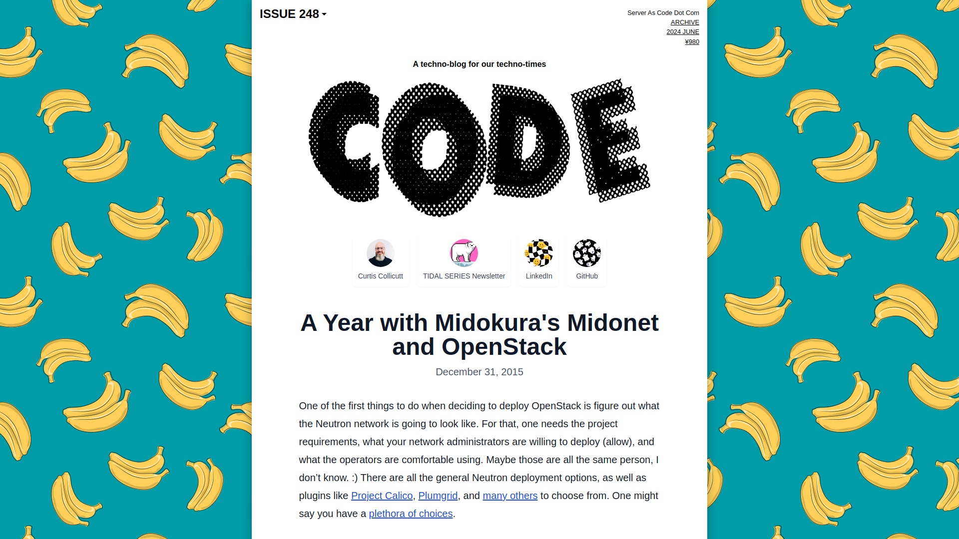 A Year with Midokura's Midonet and OpenStack | Server As Code Dot Com