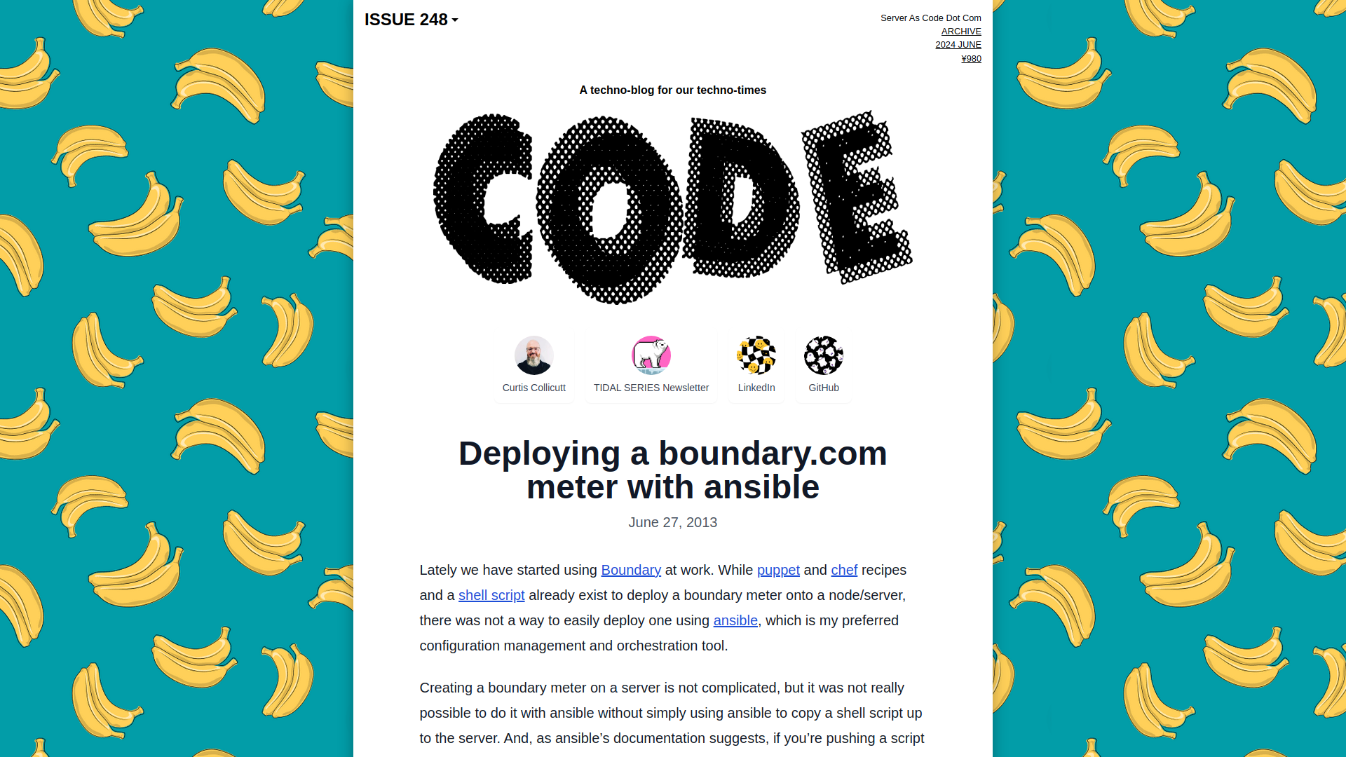 Deploying a boundary.com meter with ansible | Server As Code Dot Com