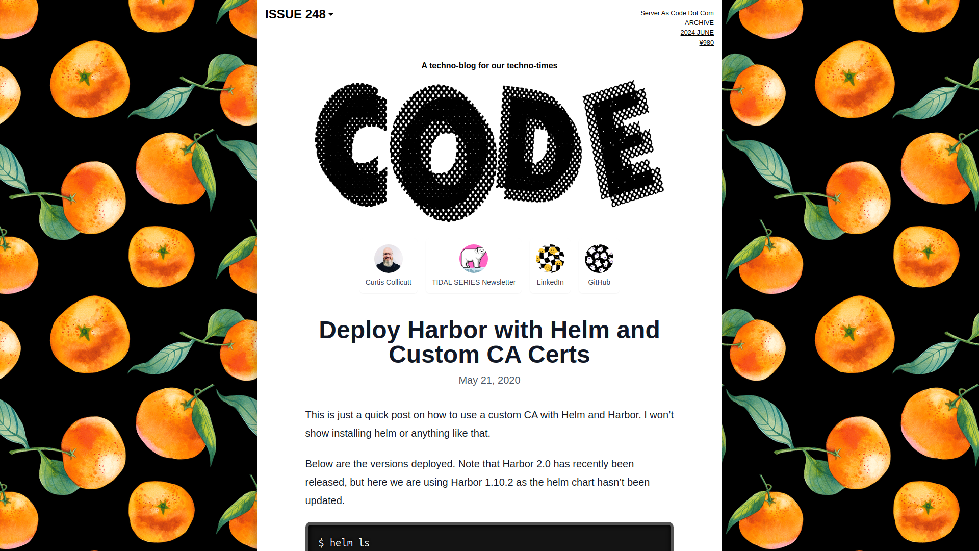 Deploy Harbor with Helm and Custom CA Certs | Server As Code Dot Com